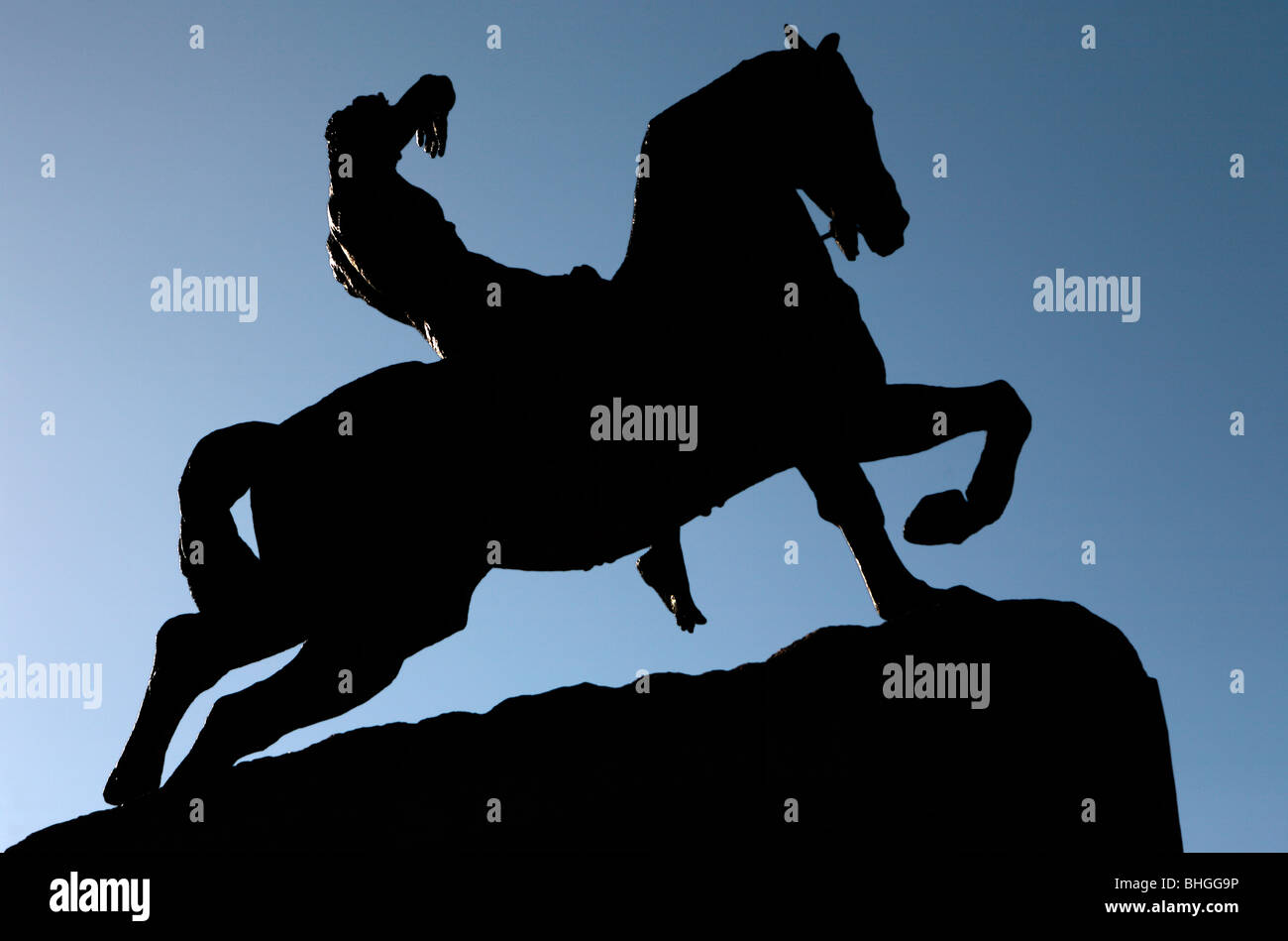 Sagoma di cavallo e cavaliere immagini e fotografie stock ad alta ...