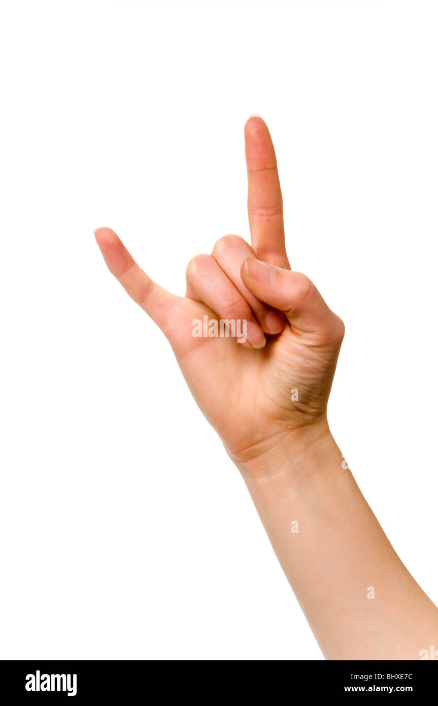 Segno di una mano immagini e fotografie stock ad alta risoluzione - Alamy