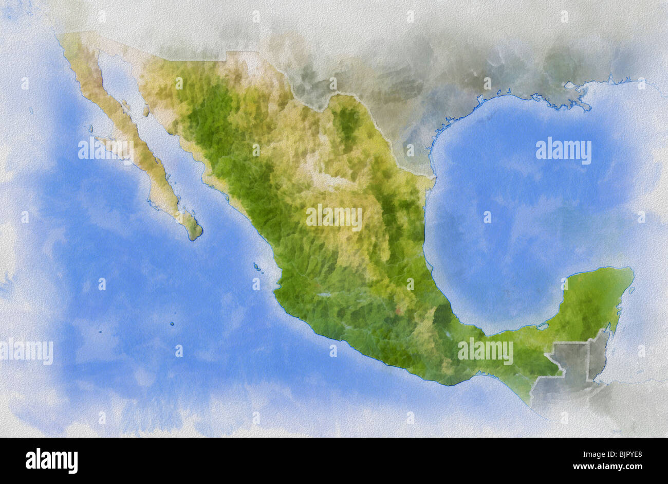 Mappa messico immagini e fotografie stock ad alta risoluzione - Alamy