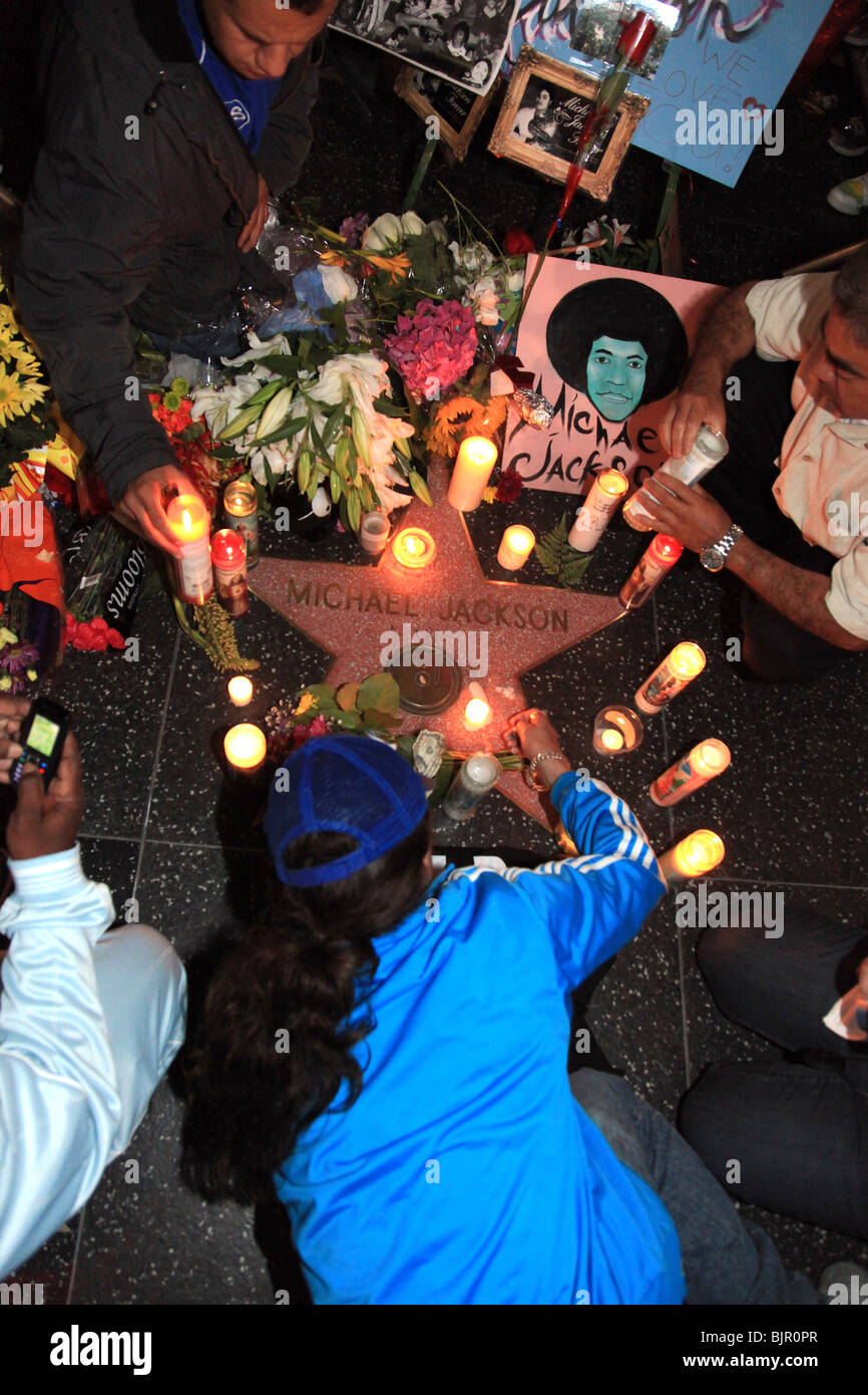MICHAEL JACKSON veglia di mezzanotte a Michael Jackson stella sulla ...