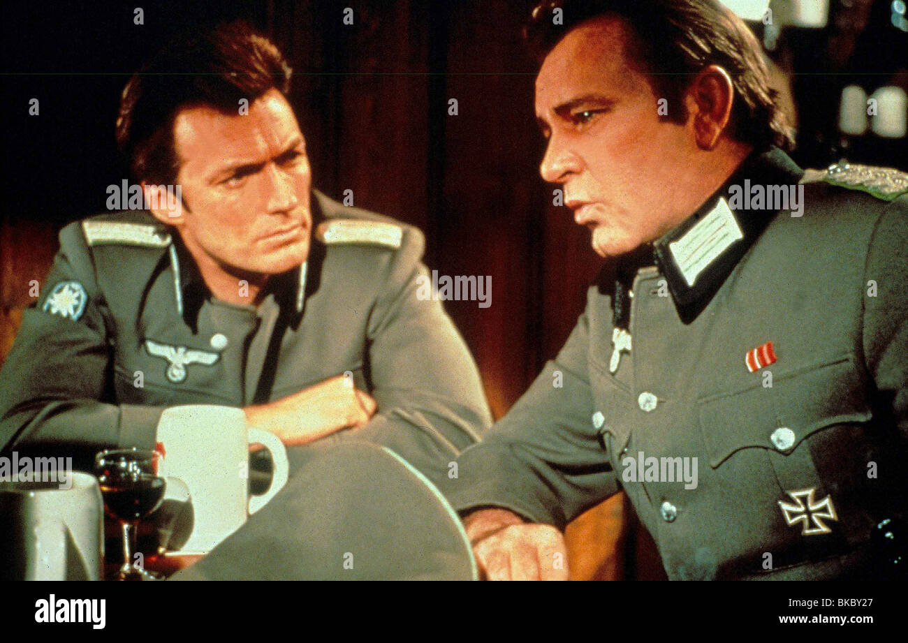 Dove osano le aquile (1968) Clint Eastwood, Richard Burton uniformi ...
