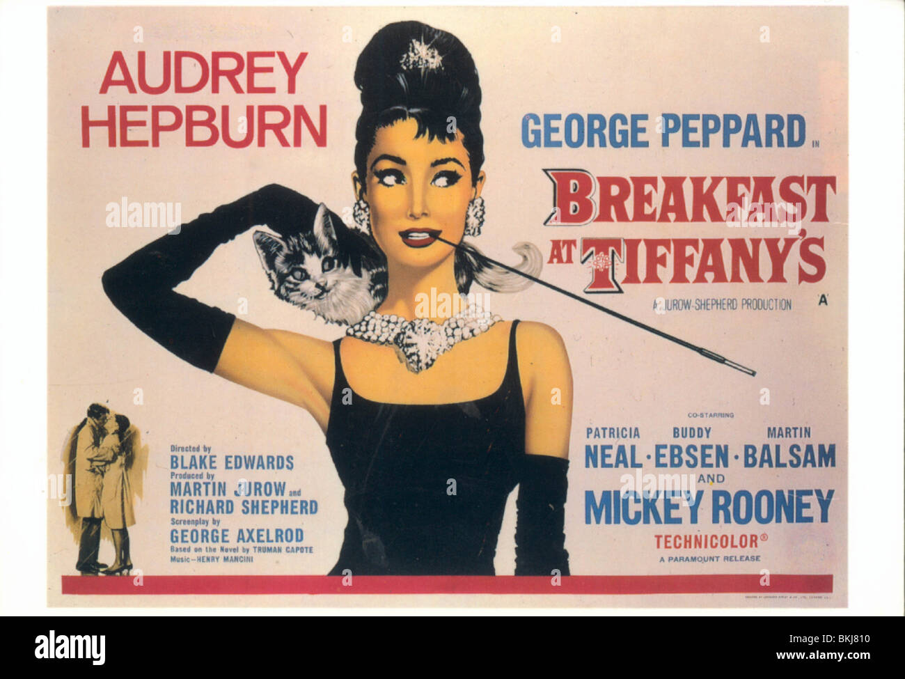 Colazione da Tiffany (1961) POSTER BRT 001PC Foto stock - Alamy