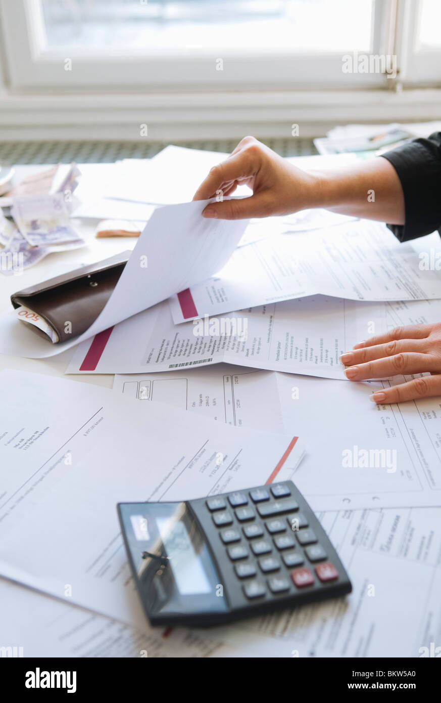 Le fatture del documento di fattura pagano immagini e fotografie stock ...