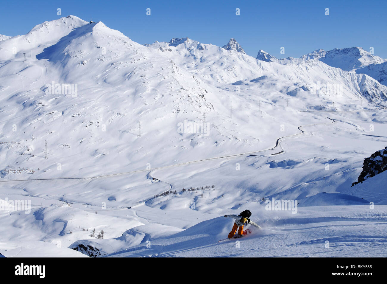 Passo Bernina, Diavolezza, Sankt Moritz, Grigioni, Svizzera Foto stock ...