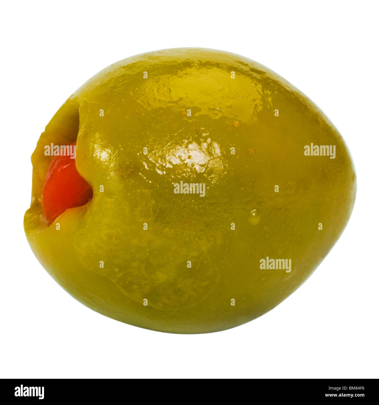 Single green olive cut out immagini e fotografie stock ad alta ...