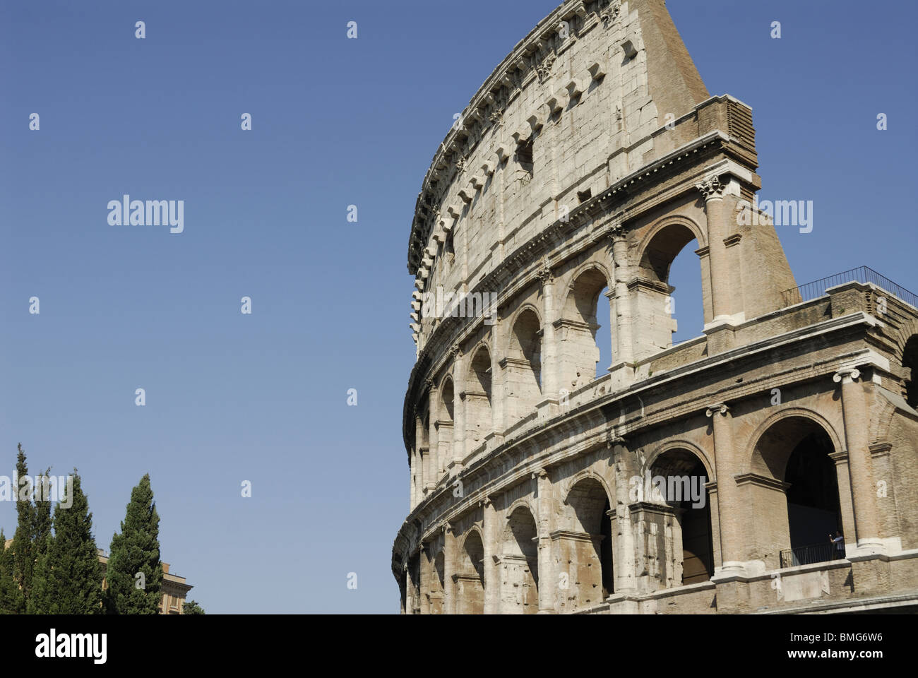 Il Colosseo romano, simbolo del romano impero antico Foto stock - Alamy