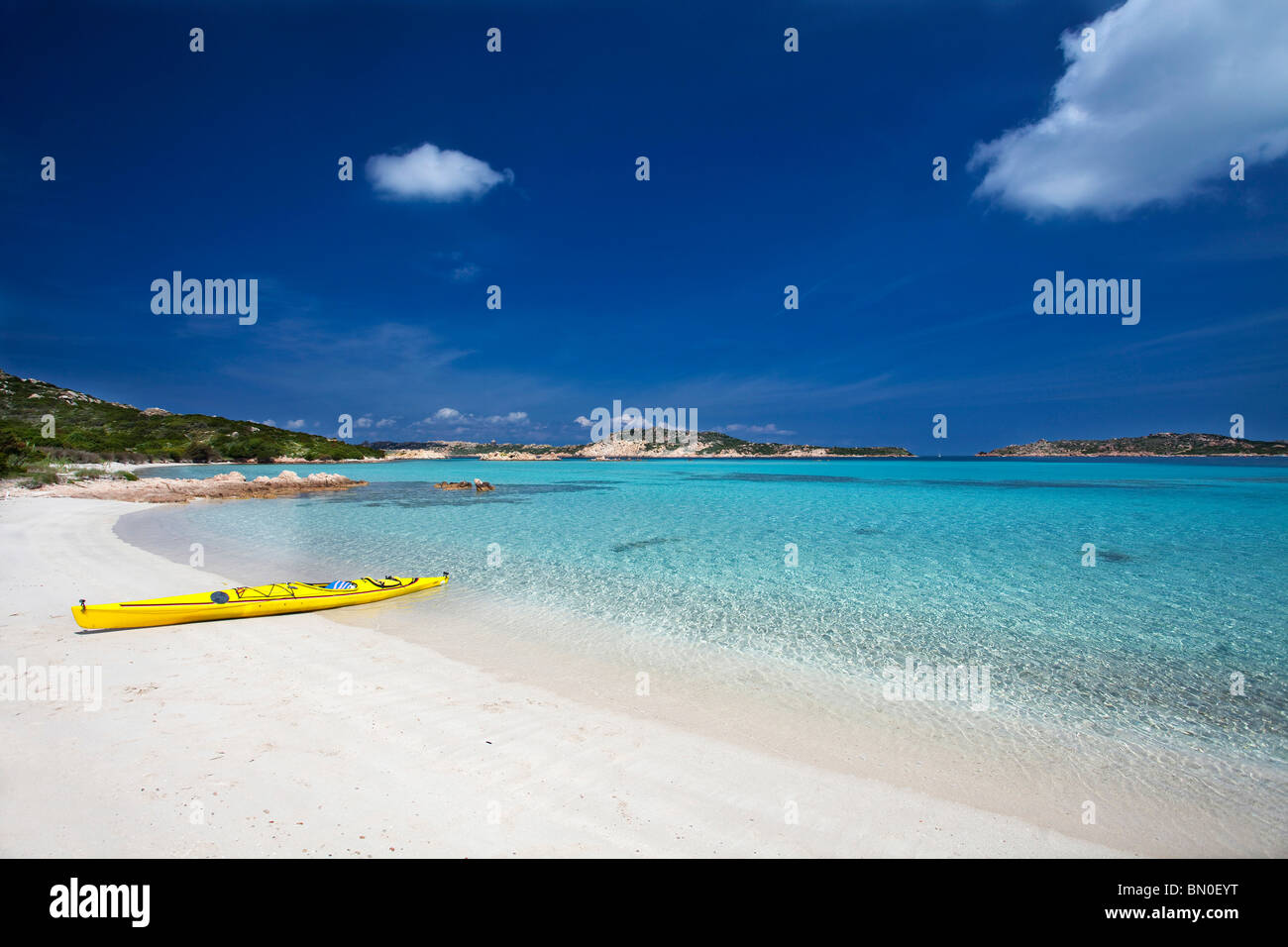 Spiaggia di cavalieri, Isola di isola di Budelli, La Maddalena (OT ...