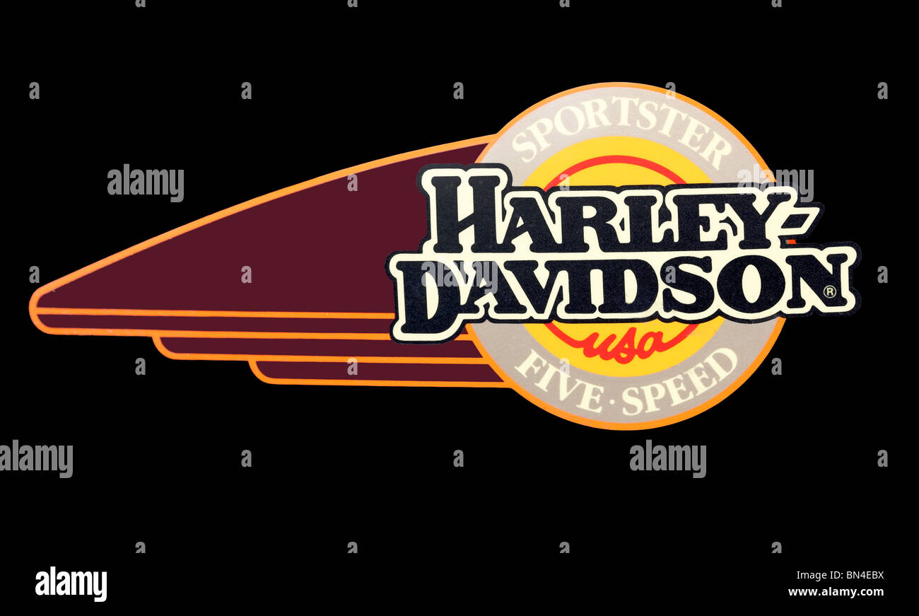 Harley davidson logo badge immagini e fotografie stock ad alta ...