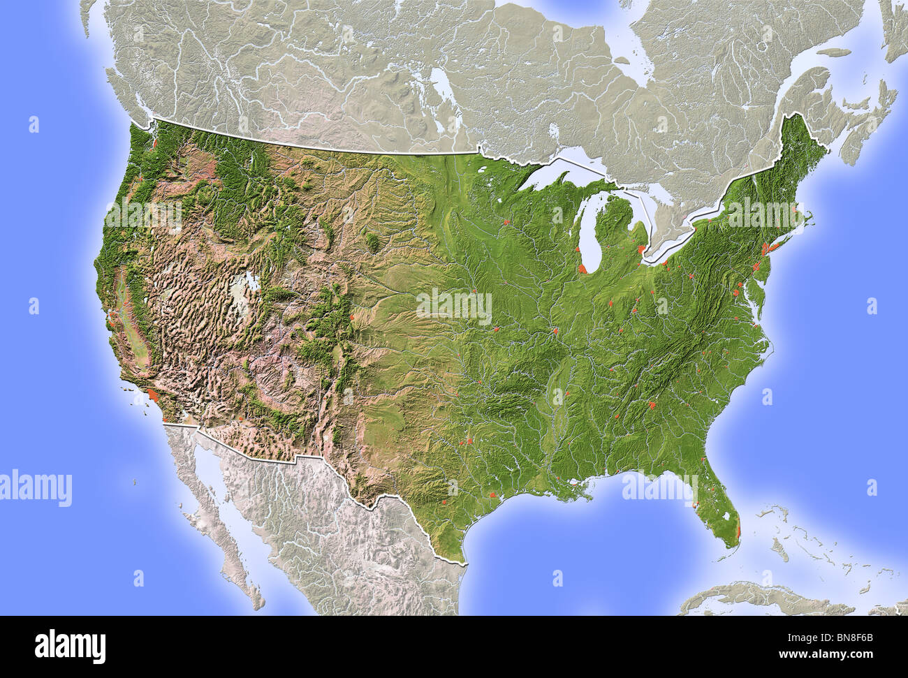 Mappa america immagini e fotografie stock ad alta risoluzione - Alamy