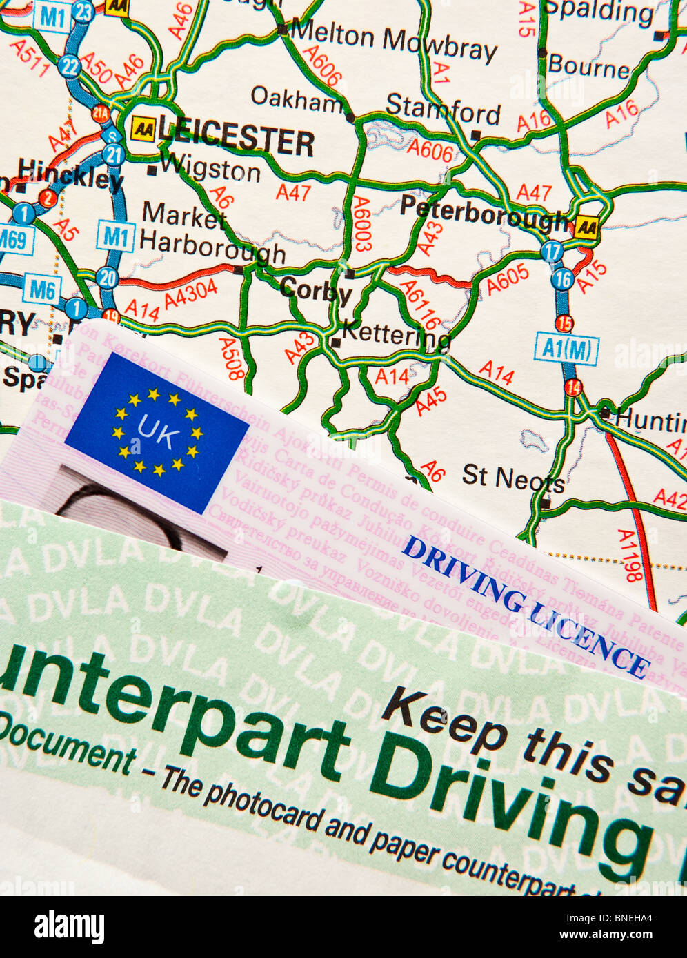 Mappa stradale uk immagini e fotografie stock ad alta risoluzione - Alamy