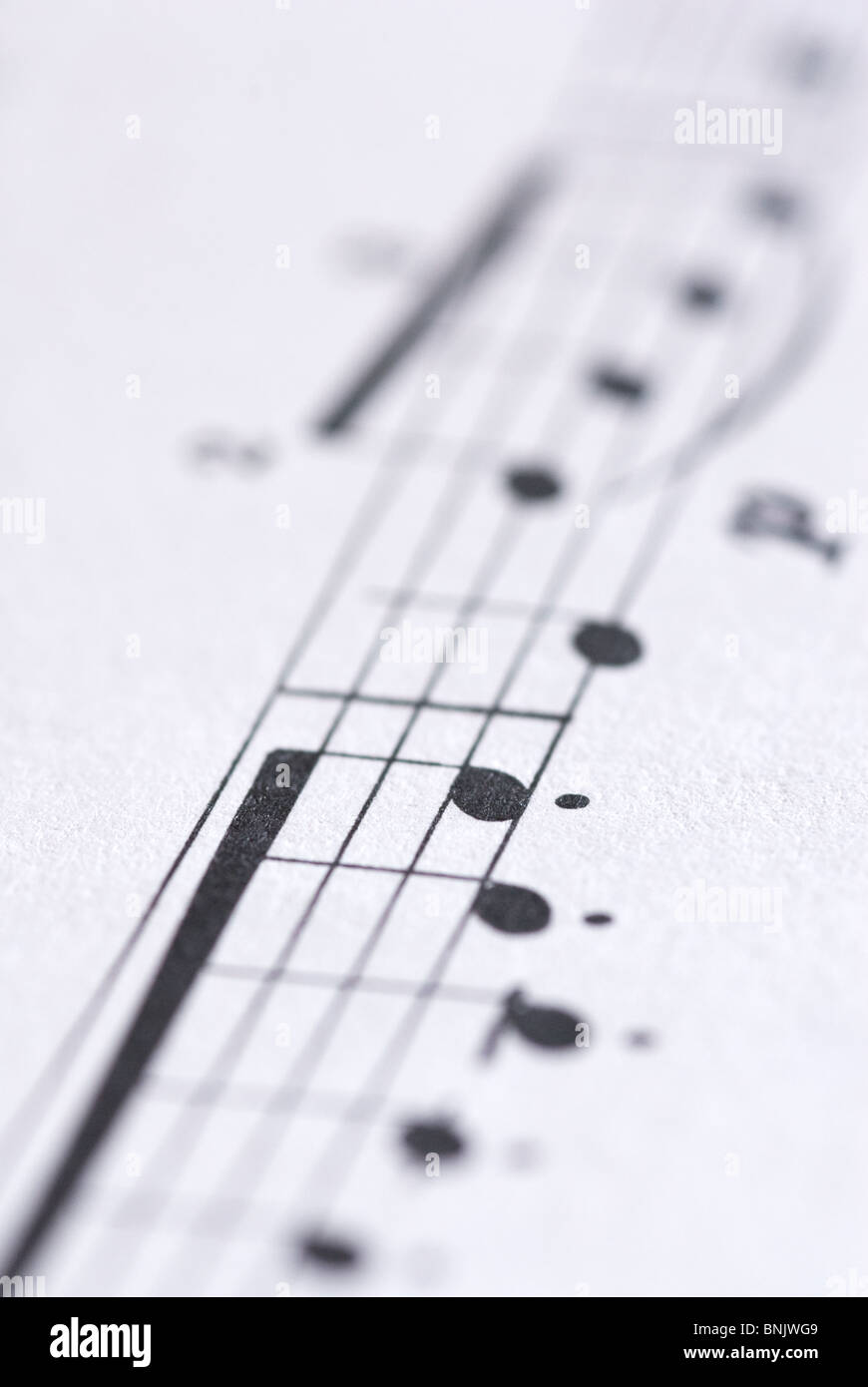 Notazione musicale immagini e fotografie stock ad alta risoluzione - Alamy