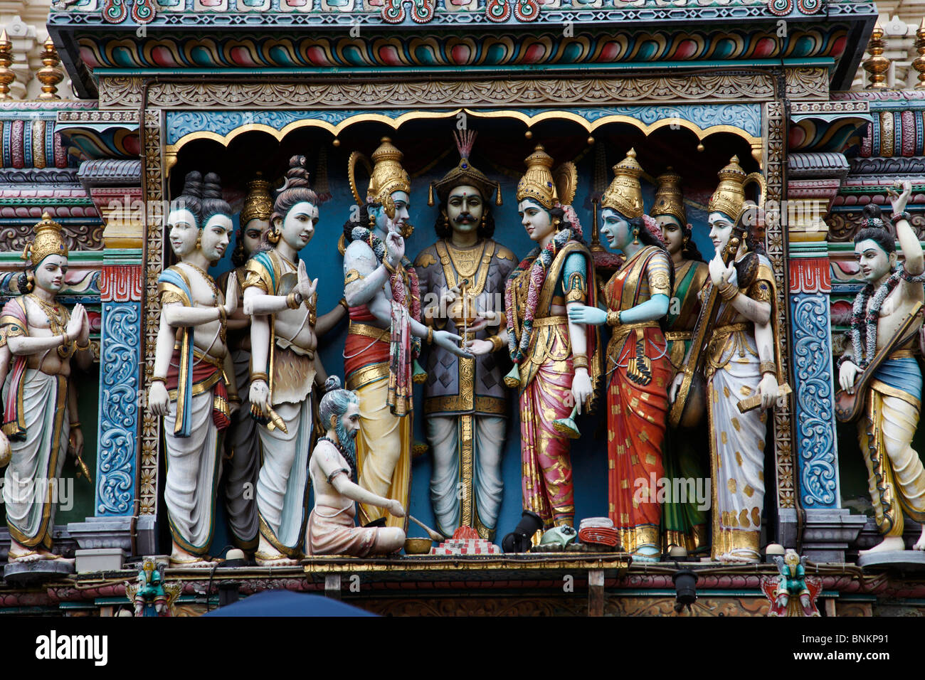 Sri krishnan hindu temple singapore immagini e fotografie stock ad alta ...