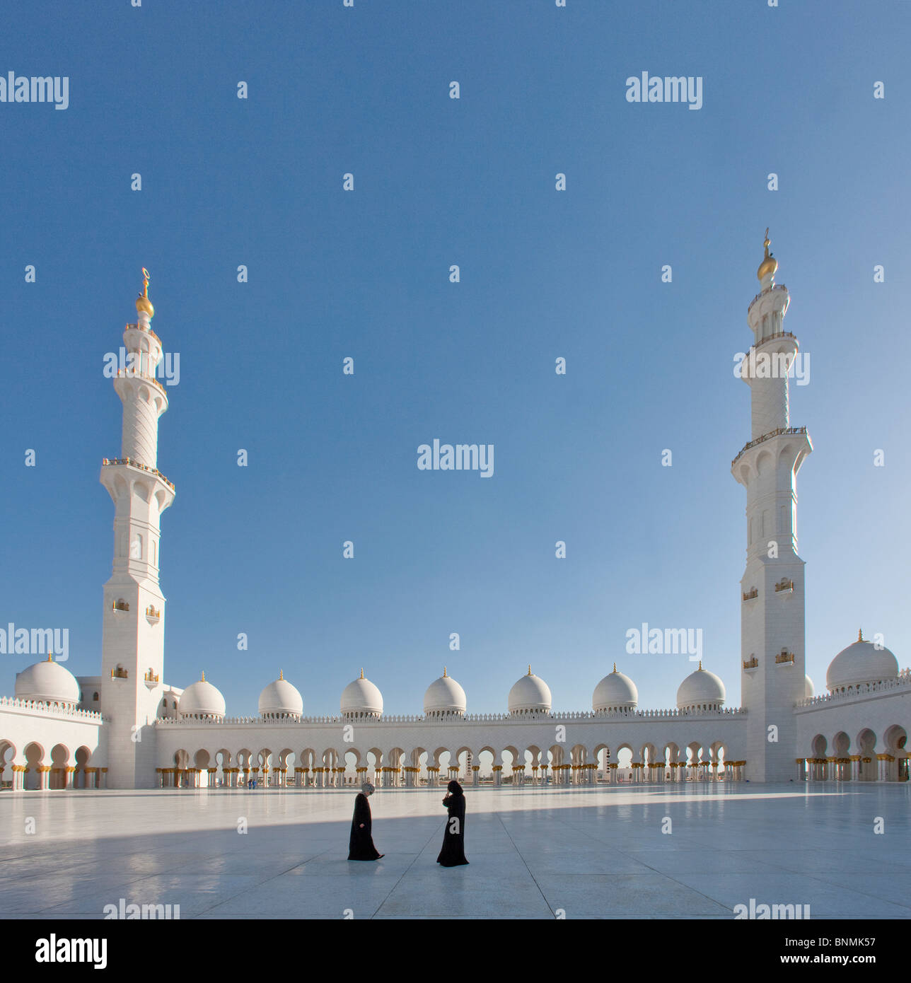 Moschea Sheikh Zayed cupole torre minareto rook Islam religione Moschea ...