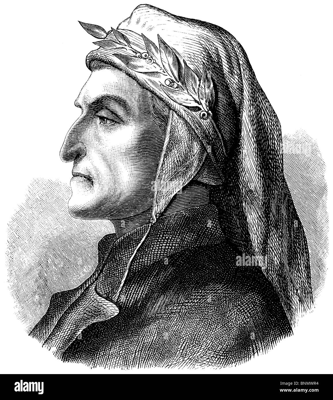 Dante alighieri 1265 1321 poeta italiano immagini e fotografie stock ad ...