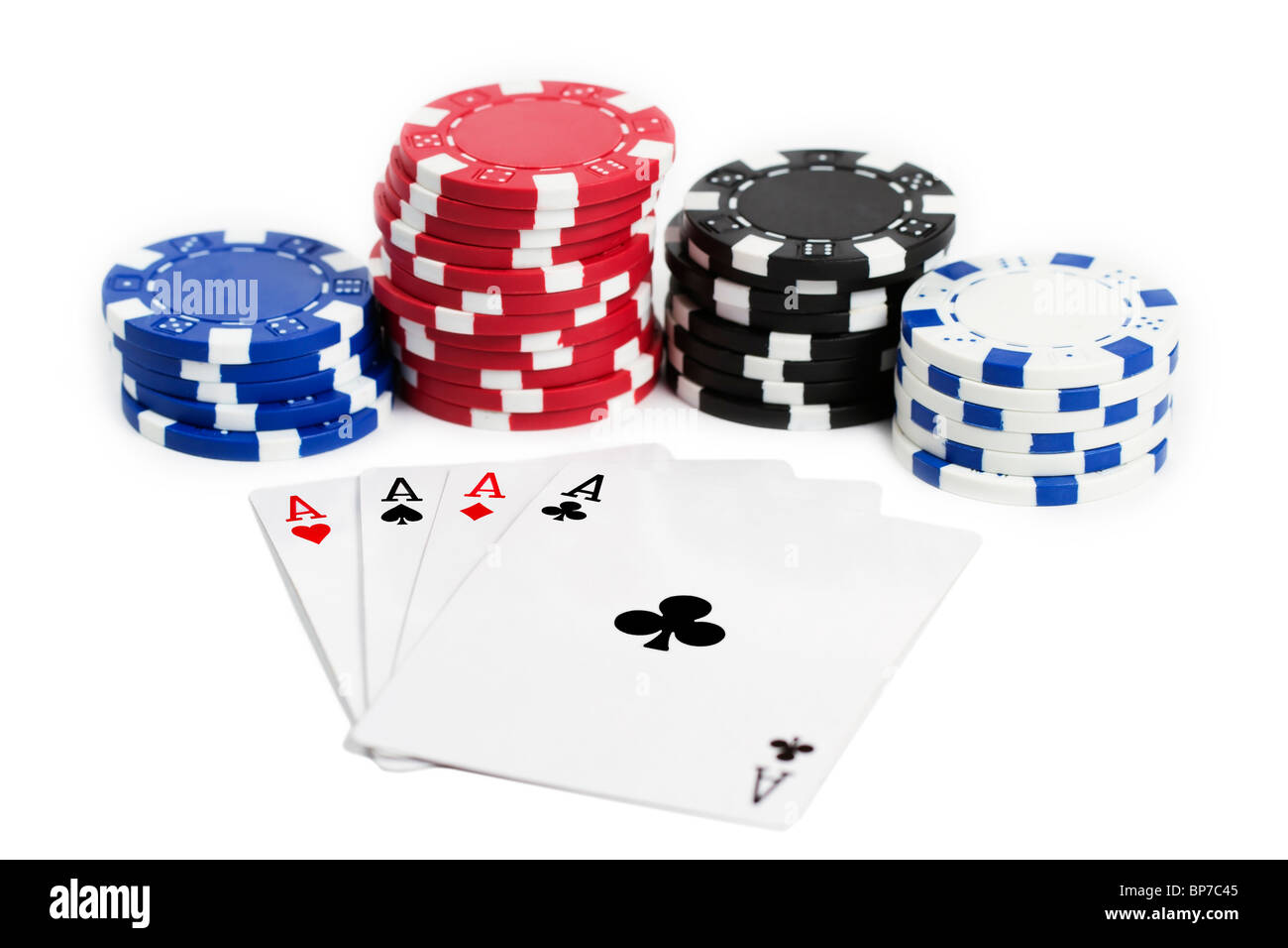 Quattro assi e sfondo bianco immagini e fotografie stock ad alta ...