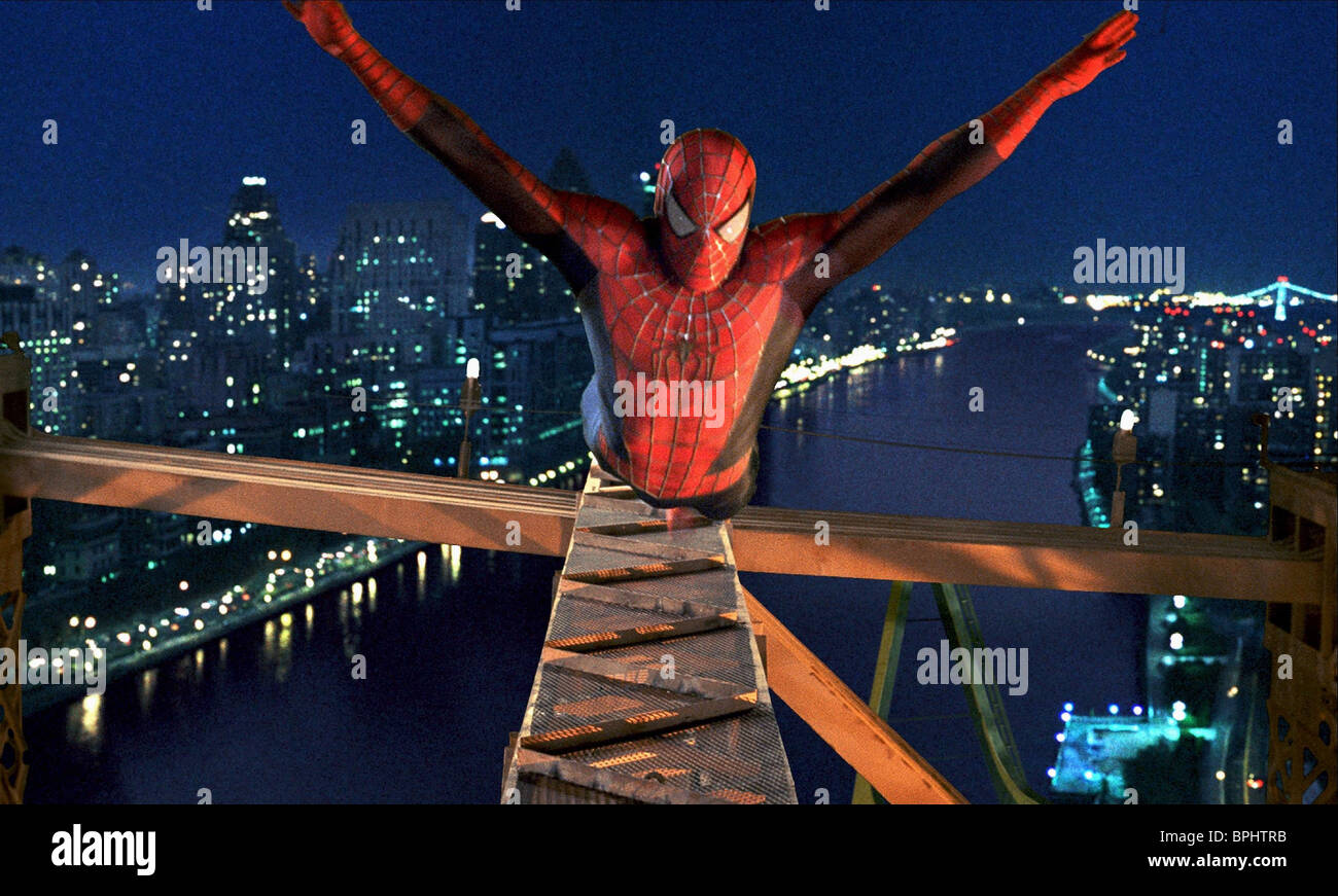 Spiderman Tobey Maguire 2002 Immagini e Fotos Stock - Alamy