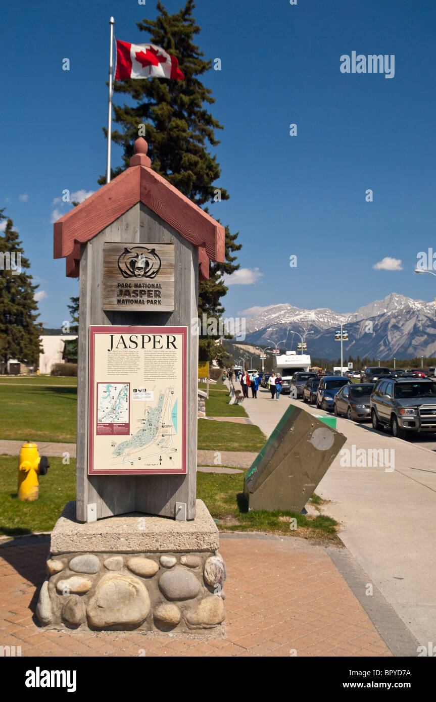 Mappa di jasper alberta immagini e fotografie stock ad alta risoluzione ...
