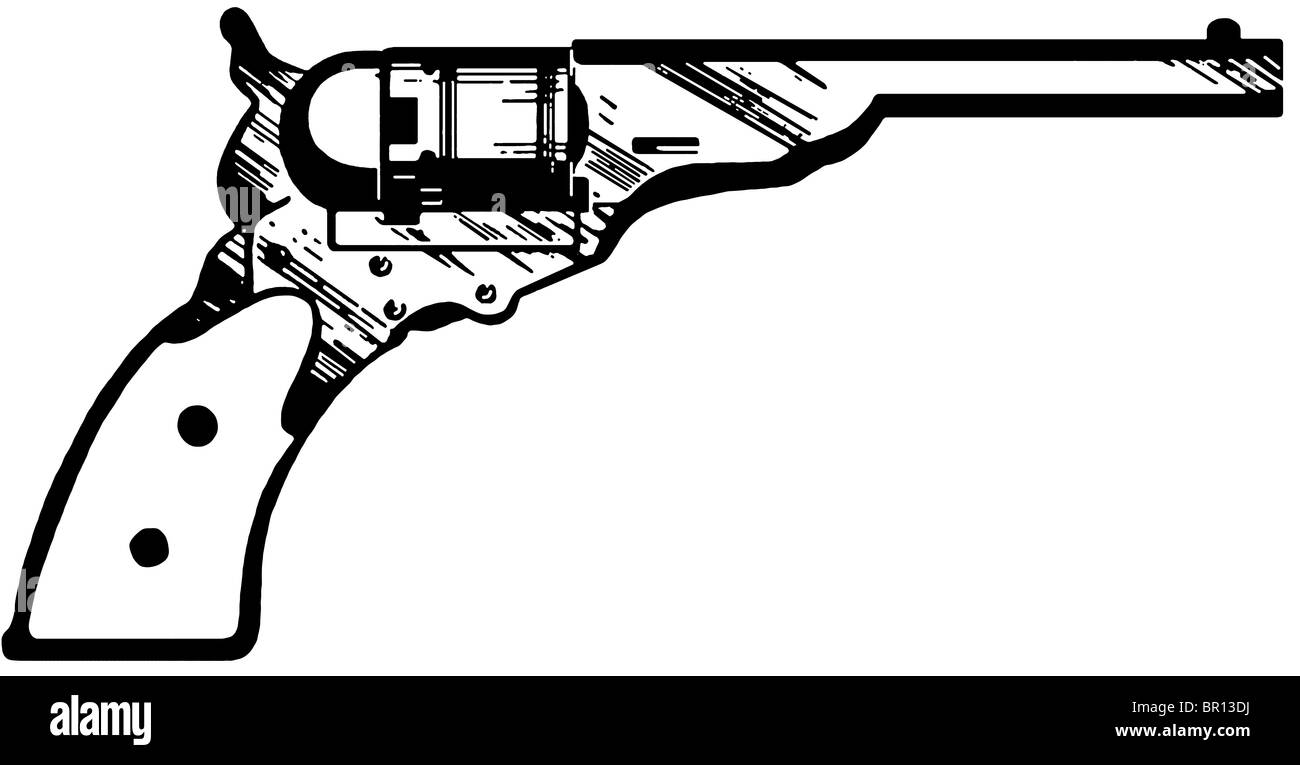 Pistole antiche bianco e nero Foto e Immagini Stock in Bianco e Nero ...