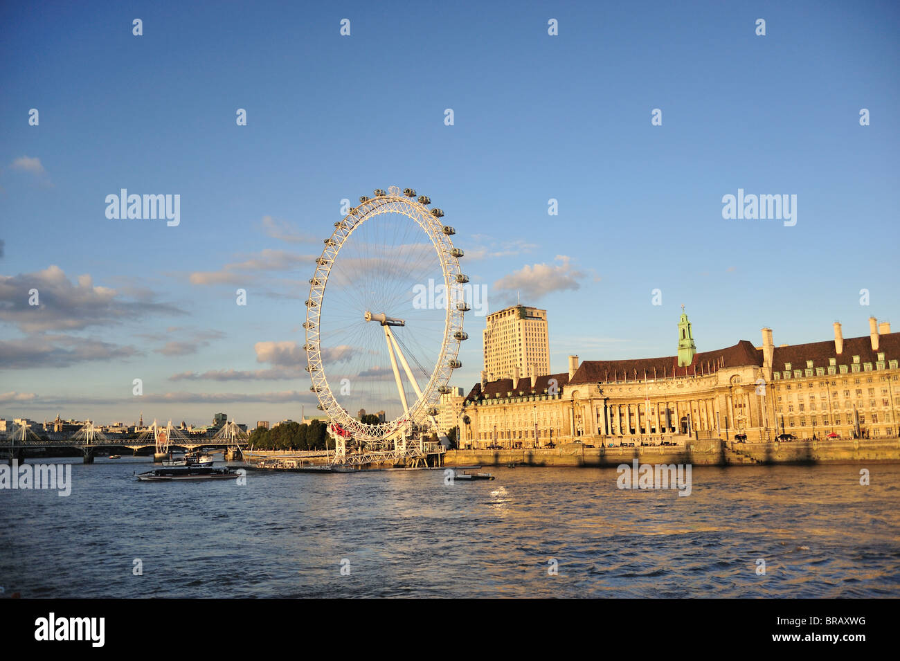 Occhio di londra e il tamigi immagini e fotografie stock ad alta ...