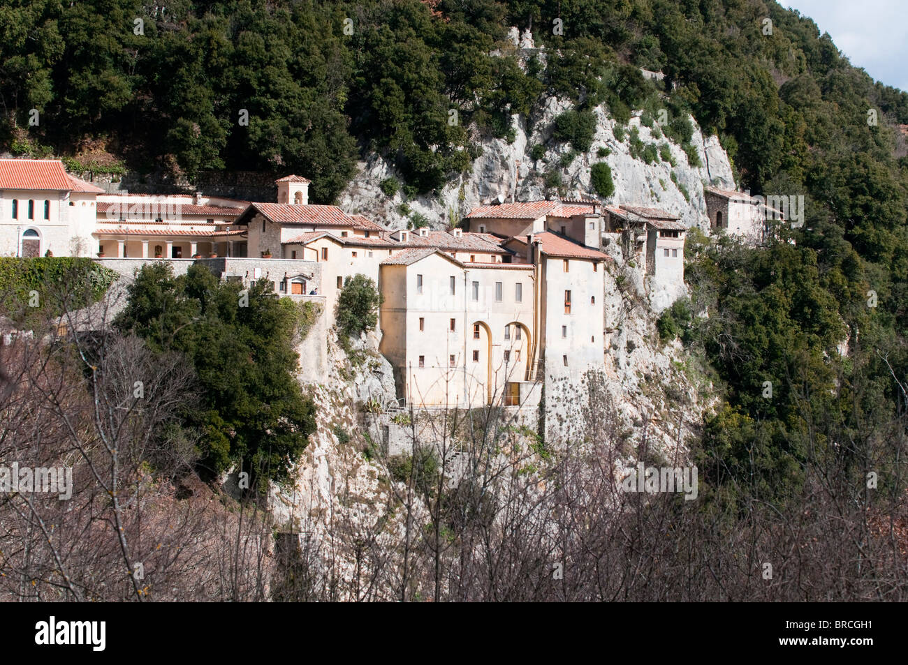 Santuario Francescano di Greccio, Greccio, Rieti, Lazio (Lazio), Italia, Europa Foto stock - Alamy