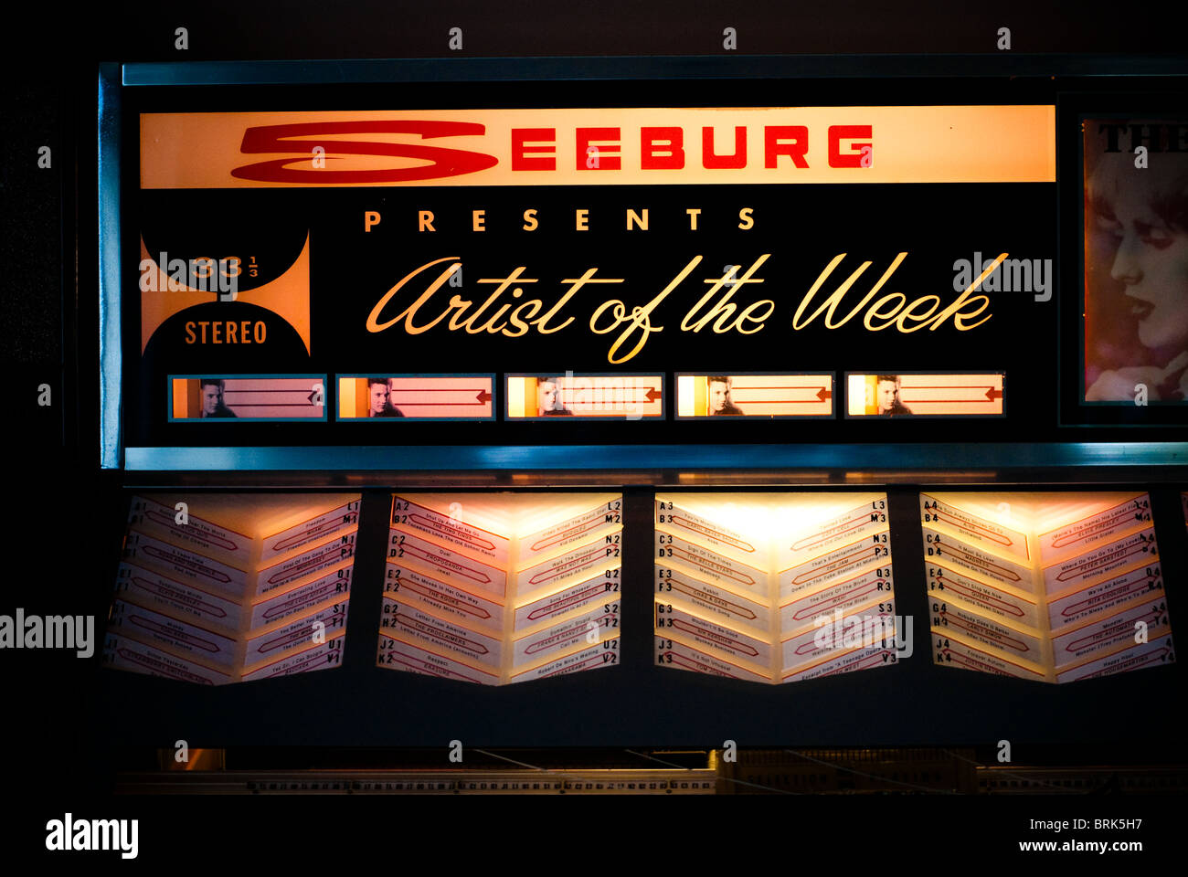 Jukebox 1960s immagini e fotografie stock ad alta risoluzione - Alamy