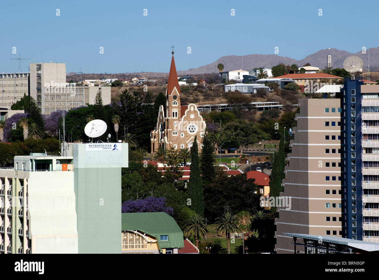 Namibia windhoek skyline immagini e fotografie stock ad alta ...