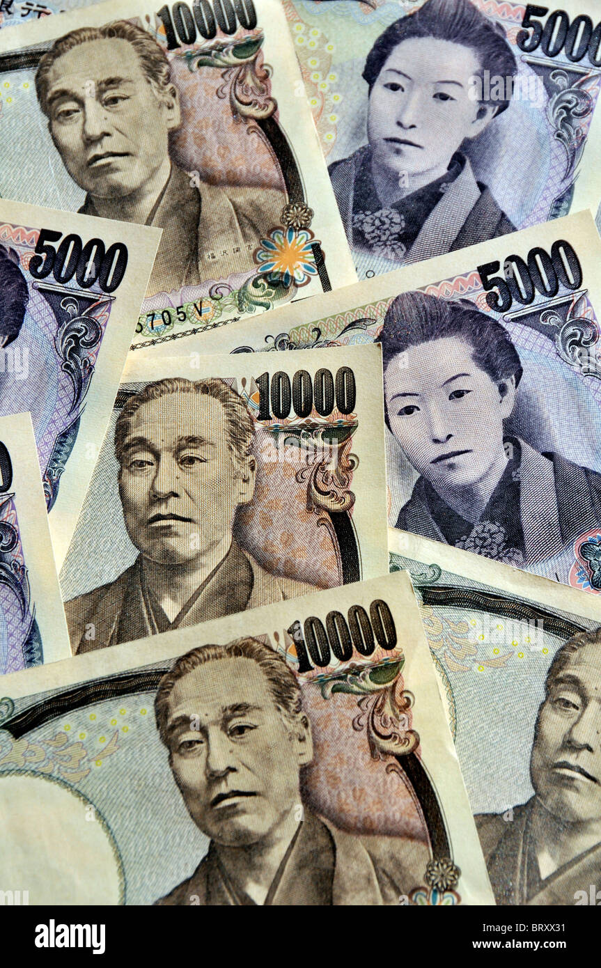 Japanese 5000 yen note immagini e fotografie stock ad alta risoluzione ...