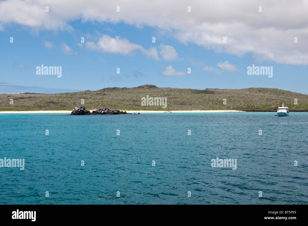 Isole Galapagos, Ecuador. La Baia Gardner, Isla Española (Española ...