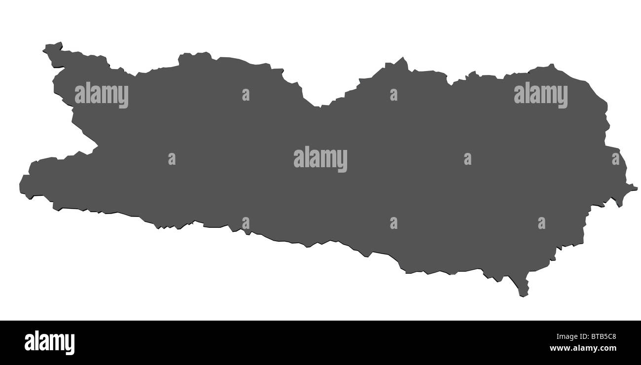Mappa dello stato della carinzia immagini e fotografie stock ad alta ...