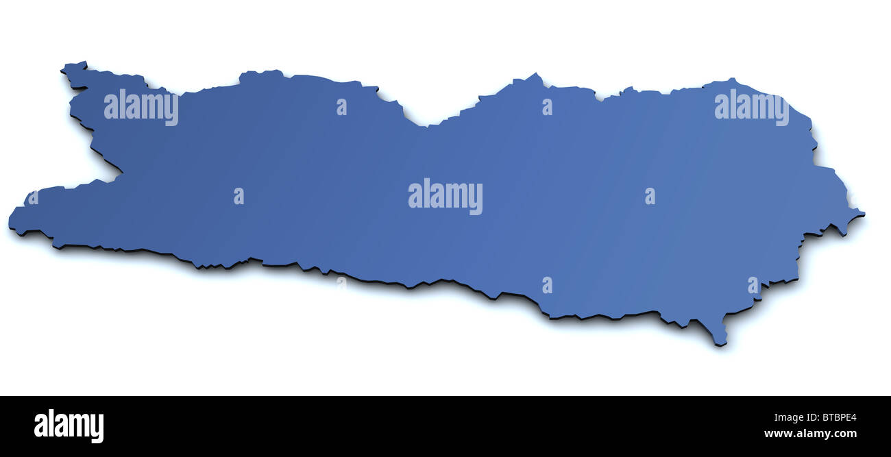 Mappa della carinzia immagini e fotografie stock ad alta risoluzione ...