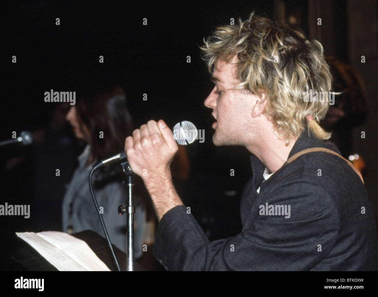 The lead singer of rem michael stipe immagini e fotografie stock ad ...
