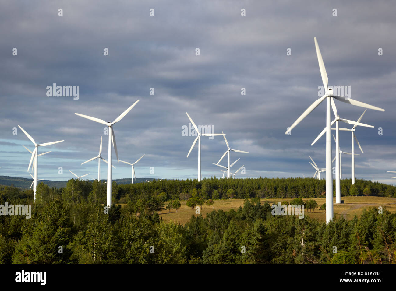 Eole, Cap-Chat, turbine eoliche, Gaspesie, Quebec, Canada Foto stock ...
