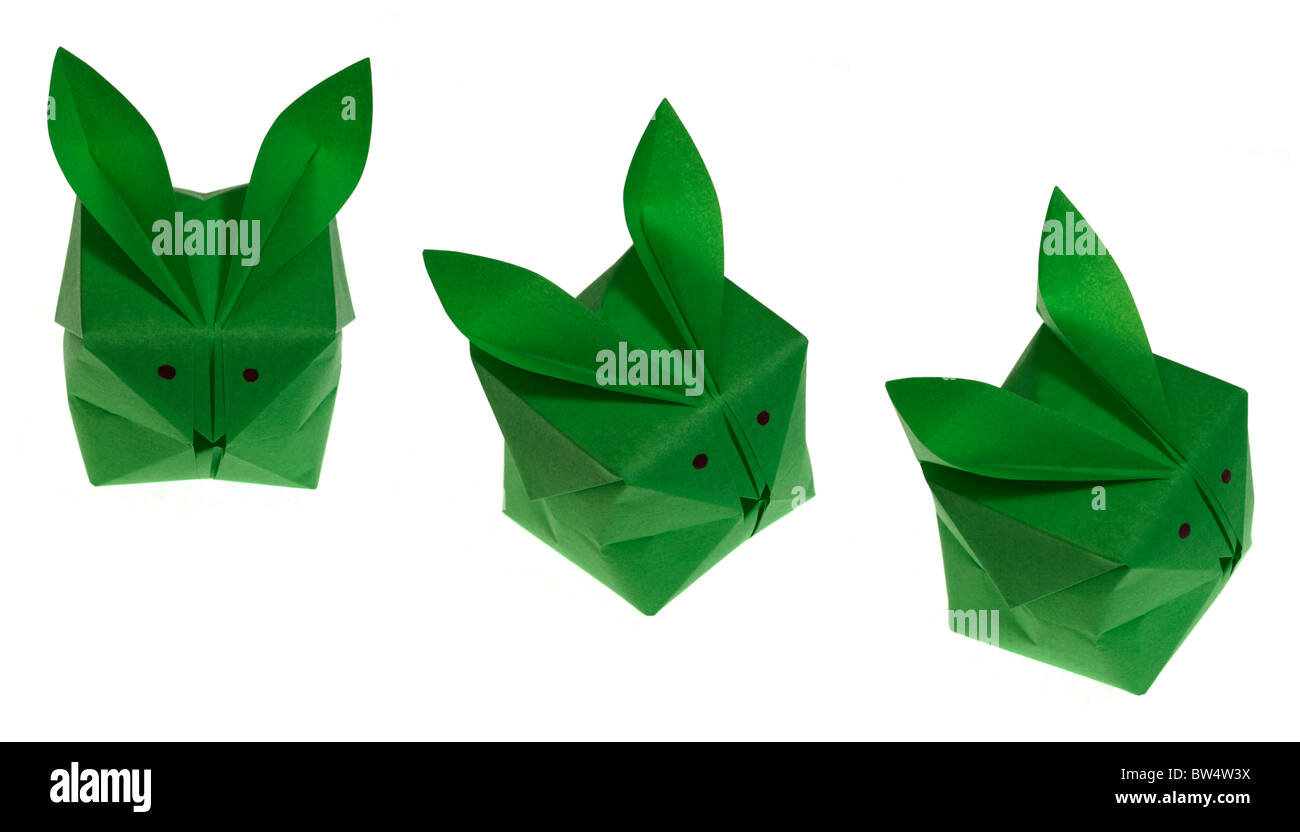 Origami di coniglio immagini e fotografie stock ad alta risoluzione - Alamy