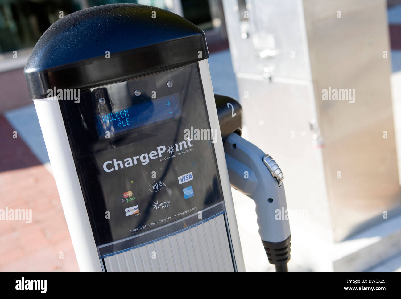 Parcheggio di ricarica per auto elettriche immagini e fotografie stock ...