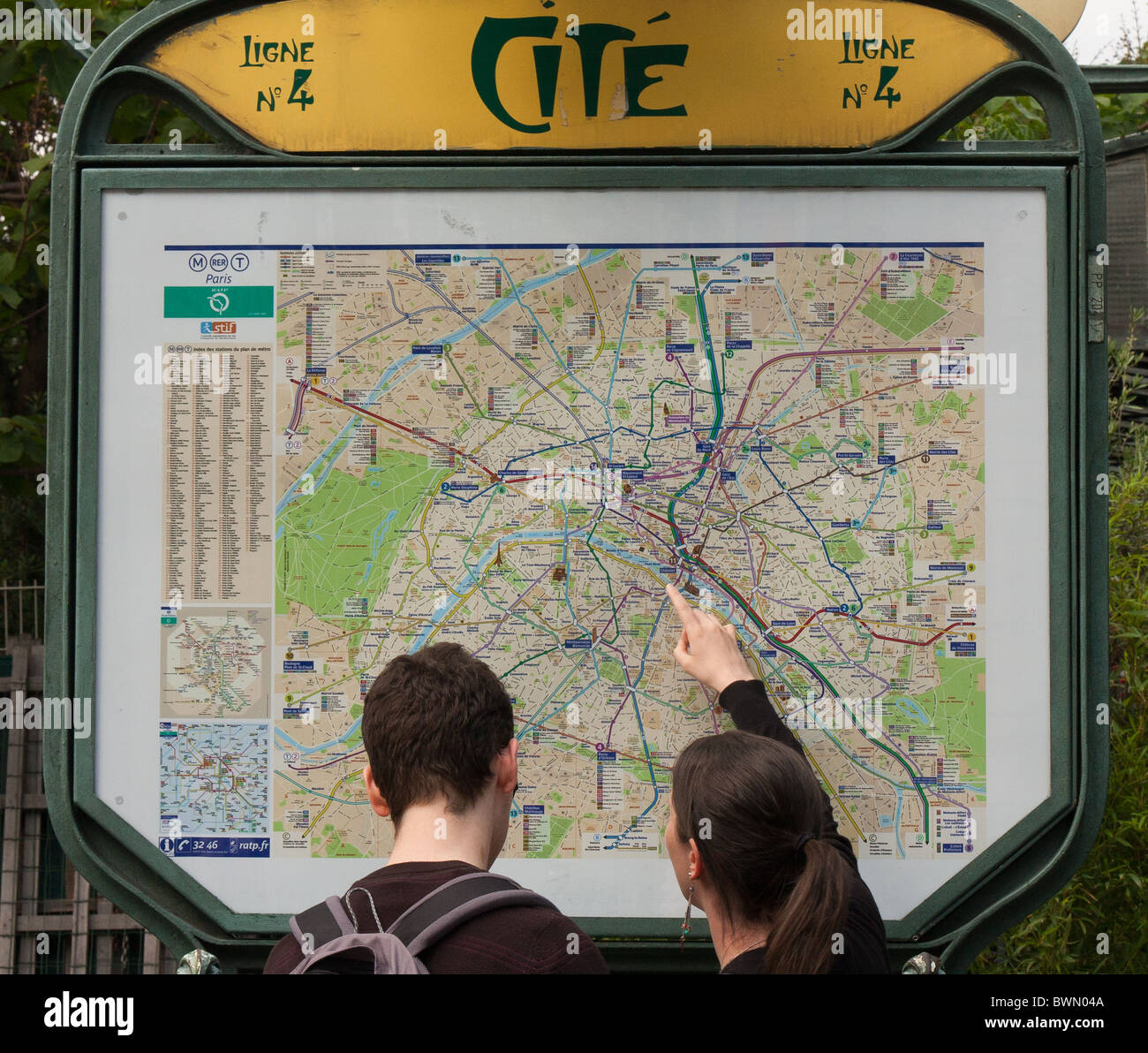 Mappa della metropolitana di parigi immagini e fotografie stock ad alta ...