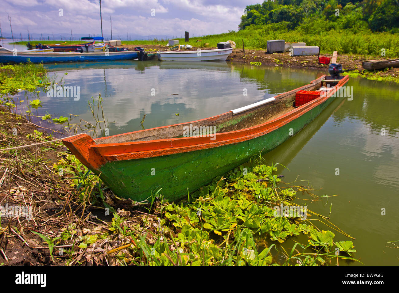 Il lago di BAYANO, PANAMA - canoa motorizzato, Lago di Bayano, Comarca ...