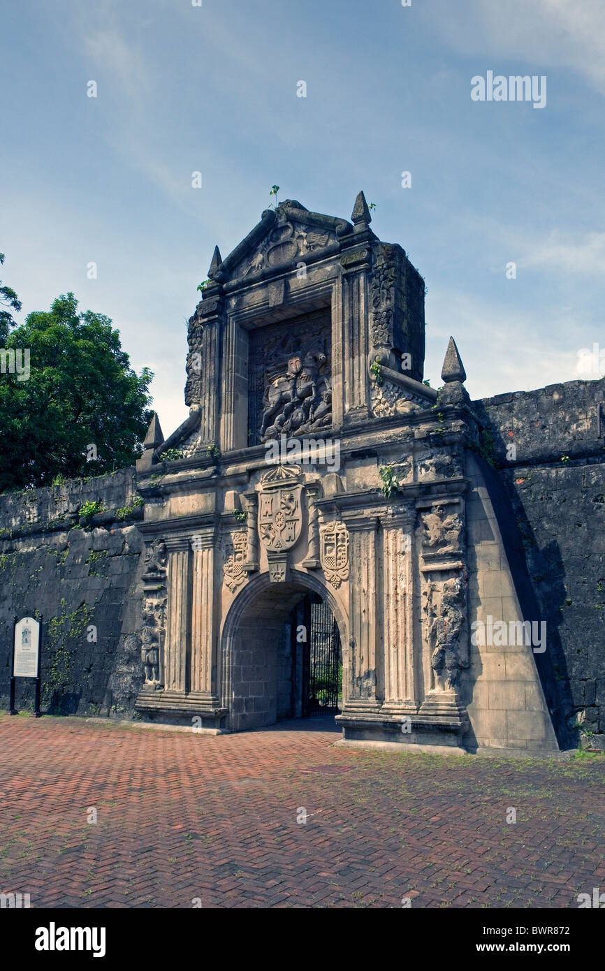 Filippine Manila città Real Fuerza de Santiago Intramuros District Asia ...