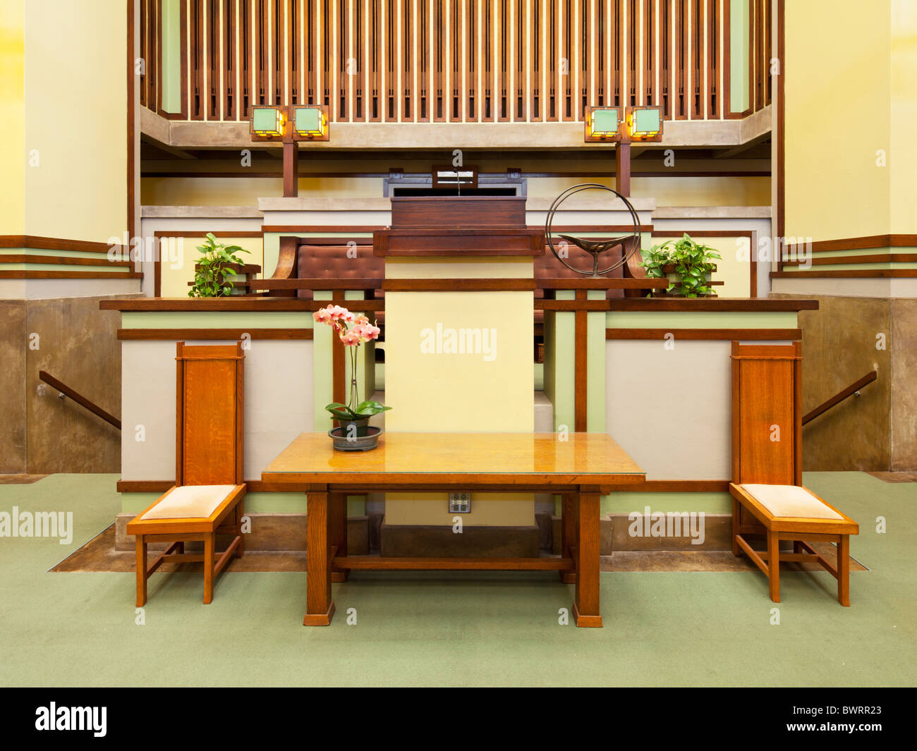 Illinois oak park unity temple immagini e fotografie stock ad alta ...