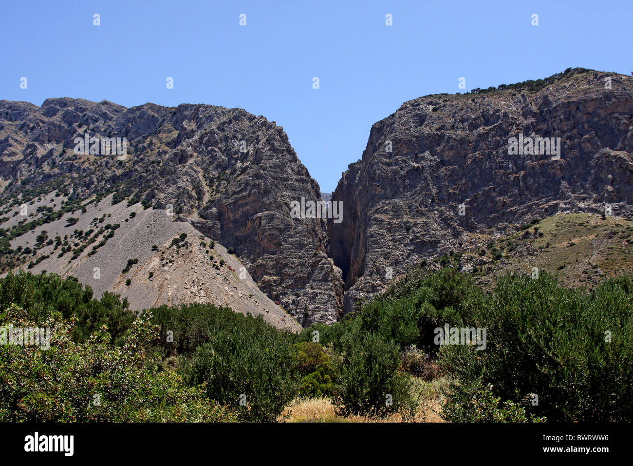 La valle delle crete grecia immagini e fotografie stock ad alta ...
