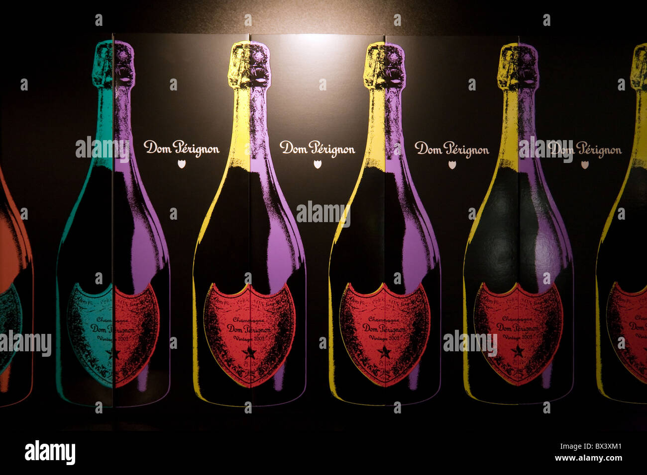 Dom Perignon champagne display segno, Moet and Chandon Champagne House ...