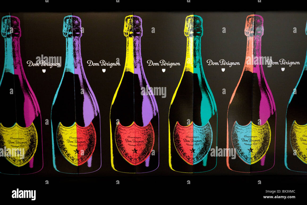 Dom Perignon champagne display segno, Moet and Chandon Champagne House ...