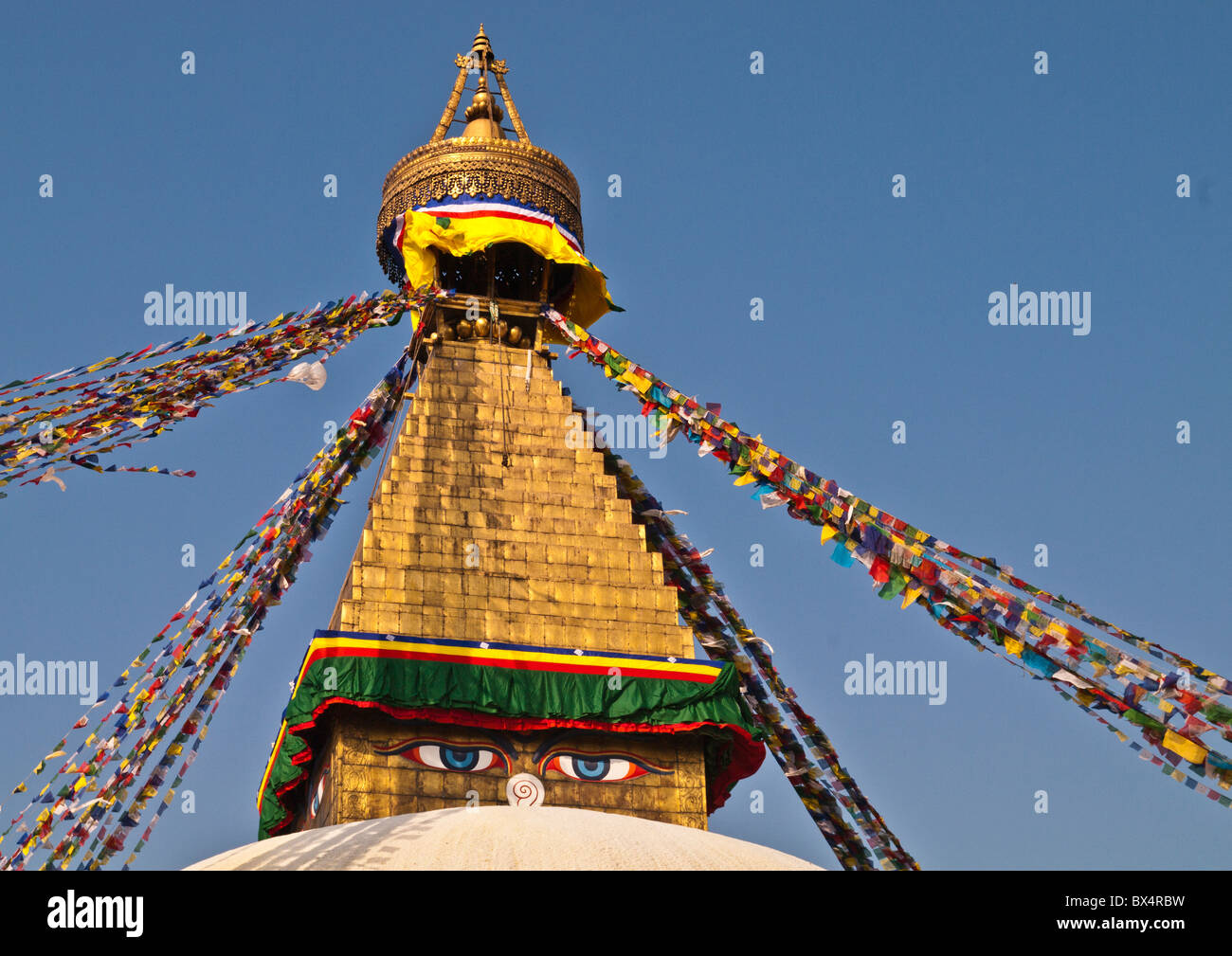 Boudhanath (Boudha) Stupa, Kathmandu, Nepal Foto stock - Alamy