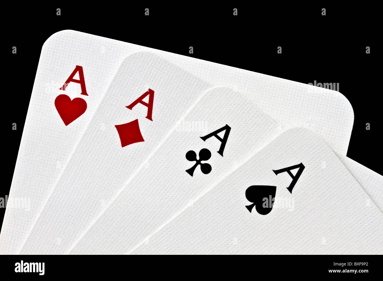 Quattro assi e sfondo bianco immagini e fotografie stock ad alta ...