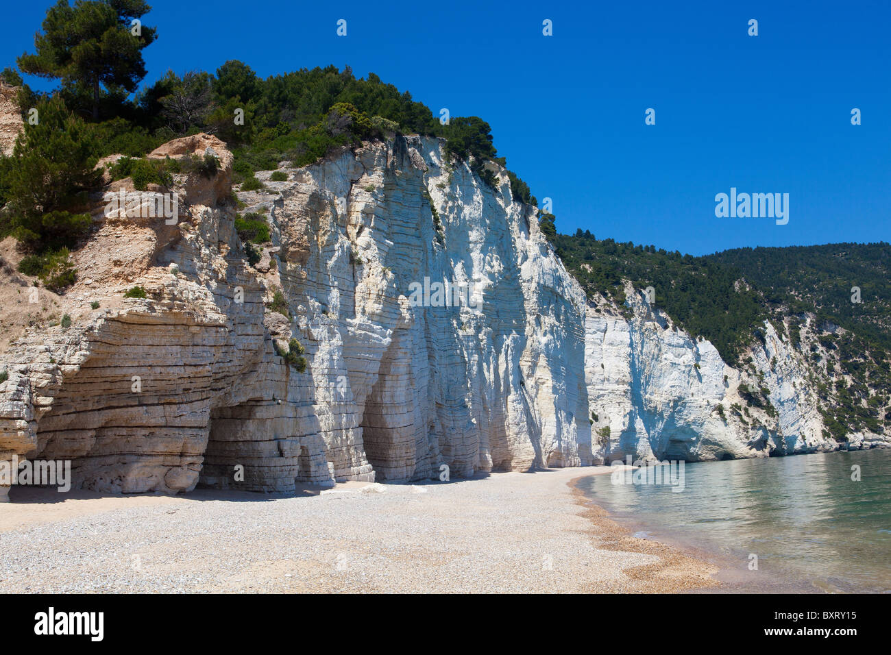 Baia di Vignanotica, costa tra Mattinata e Vieste e Gargano, il Parco ...
