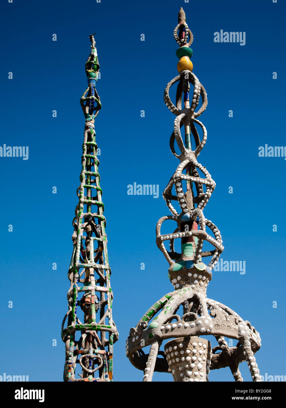 The watts towers los angeles immagini e fotografie stock ad alta ...