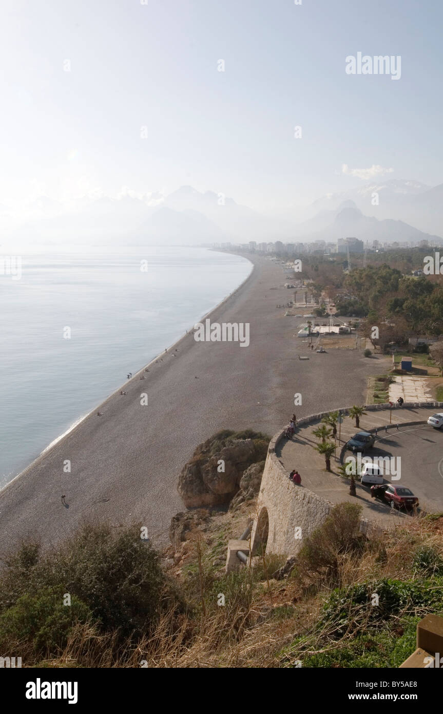 Spiaggia di konyaalti antalya turchia turkish resort spiagge del mare ...