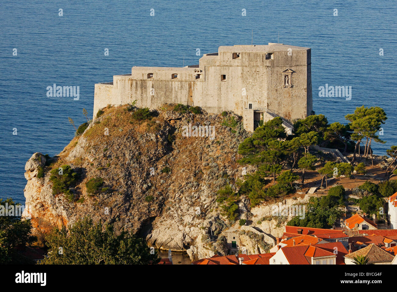 Fortezza di Lovrijenac, Dubrovnik, centro storico, Croazia Foto stock ...
