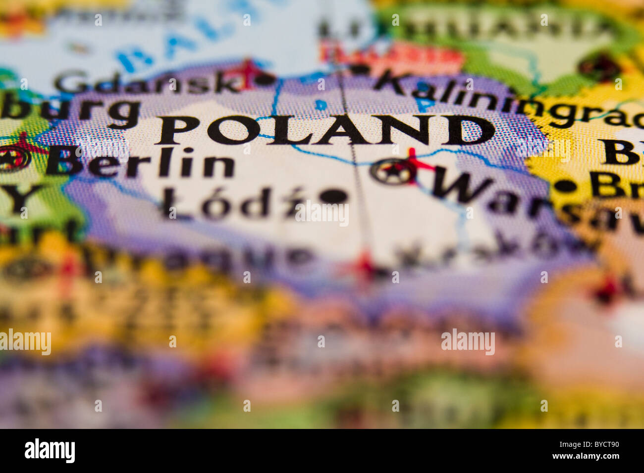 Polonia cartina immagini e fotografie stock ad alta risoluzione - Alamy