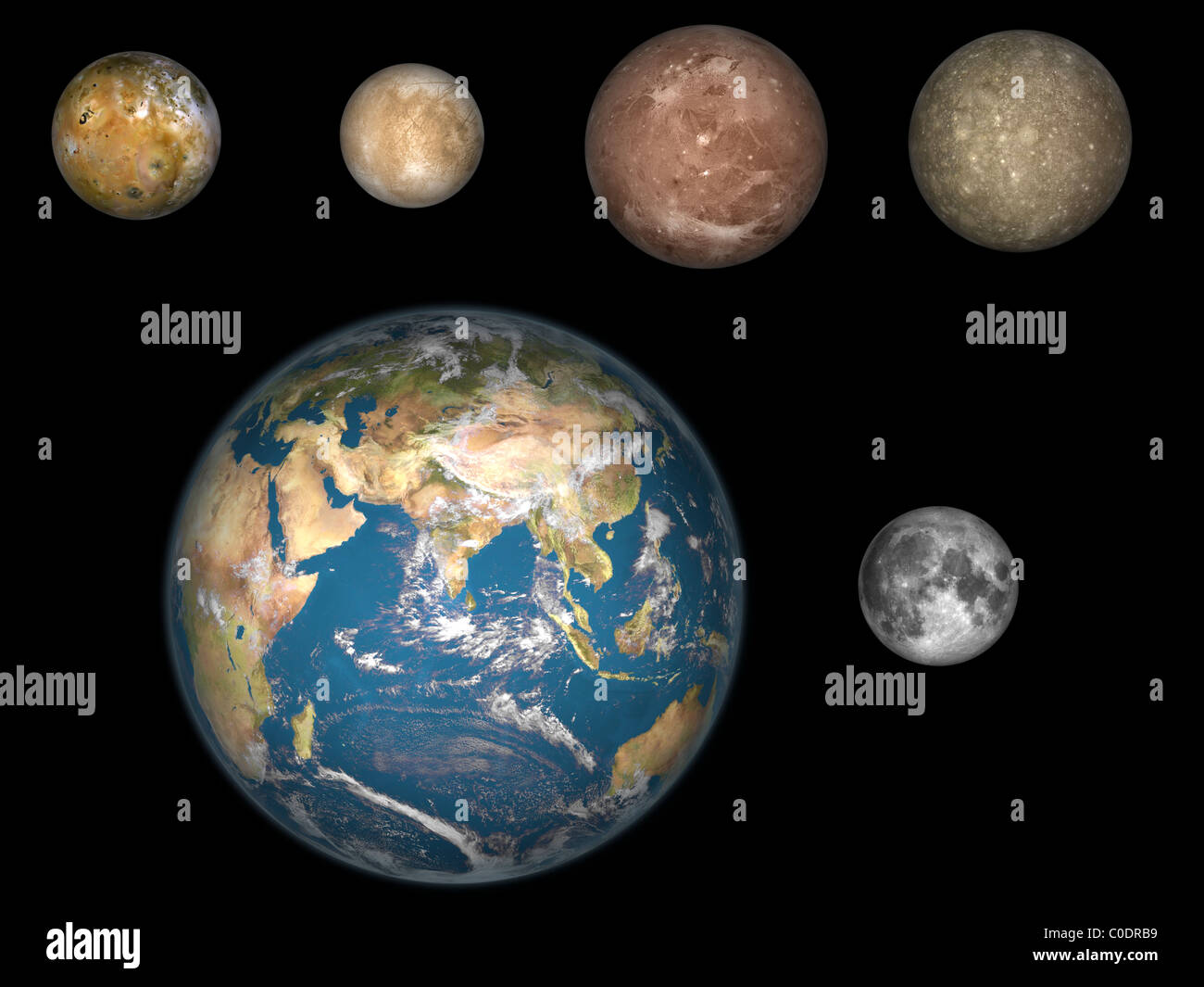 Sistema luna terra immagini e fotografie stock ad alta risoluzione - Alamy