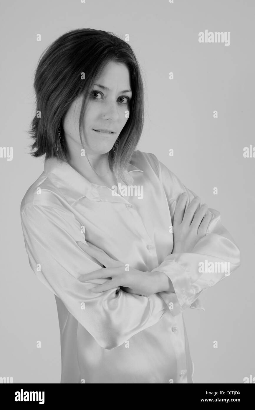 Incrociate bracci on Foto e Immagini Stock in Bianco e Nero - Alamy